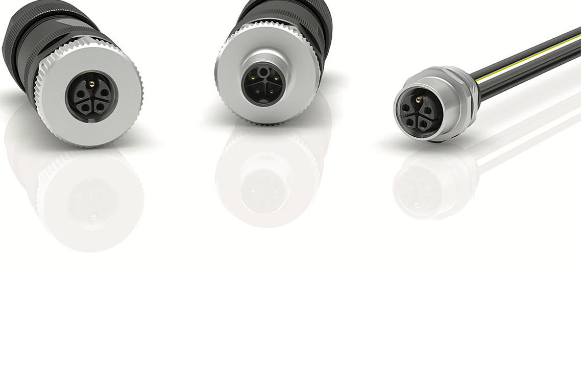 New product: M12 K-Coded, Field Wire-Able Power Cable & Panel Mount ...