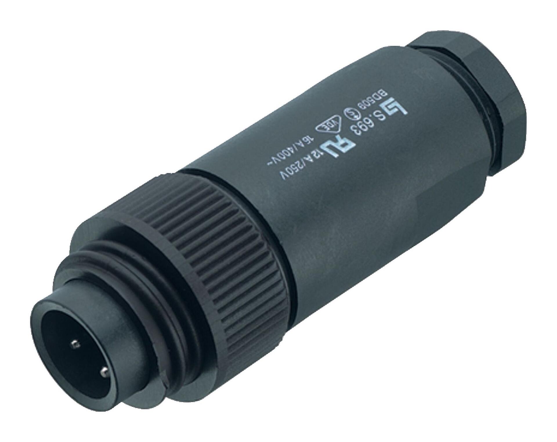 99 4225 160 07 | binder RD24 Male cable connector, Contacts: 6+PE, 12.0 ...