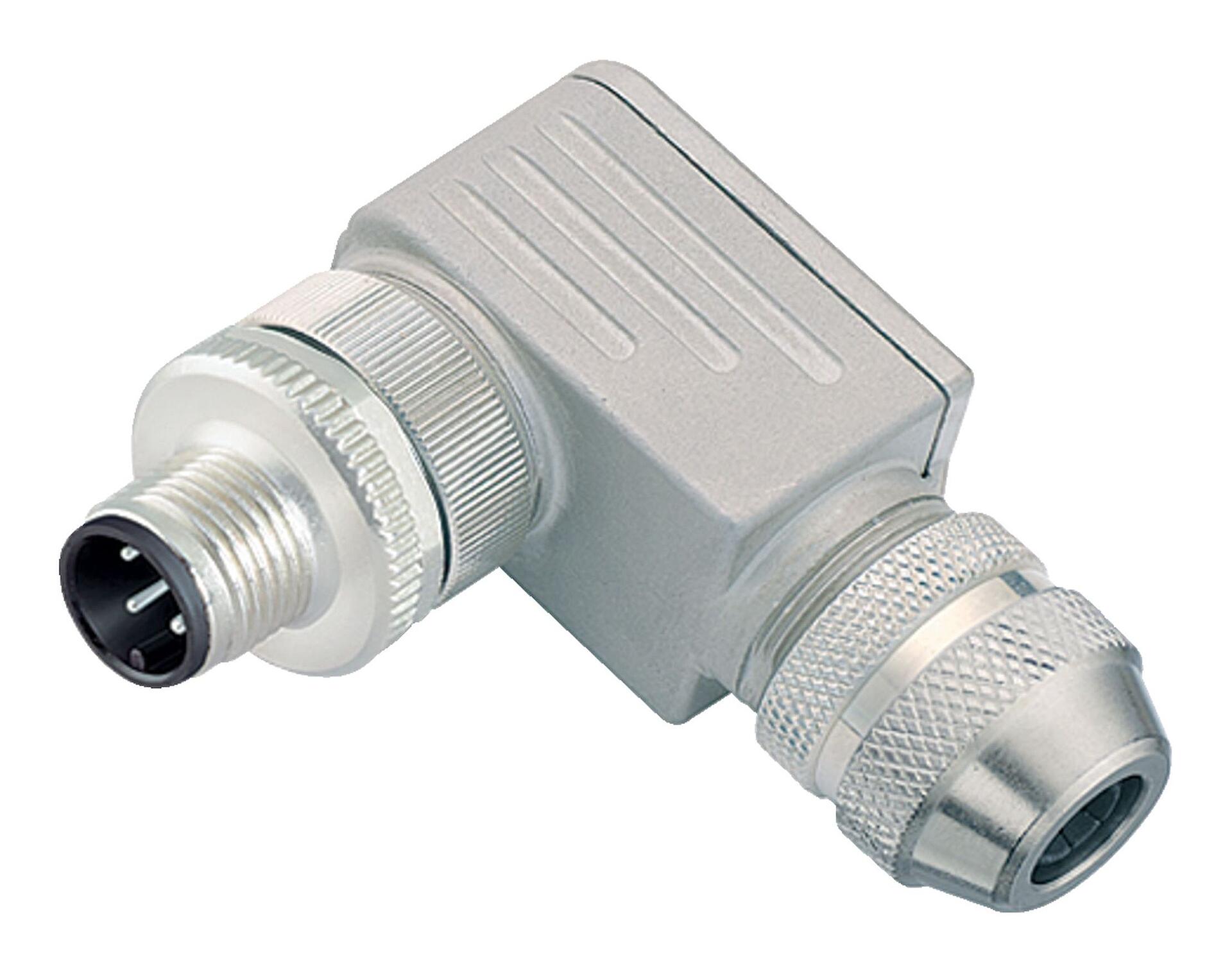 99 3729 820 04 | binder M12 Male angled connector, Contacts: 4, 6.0-8.0 ...