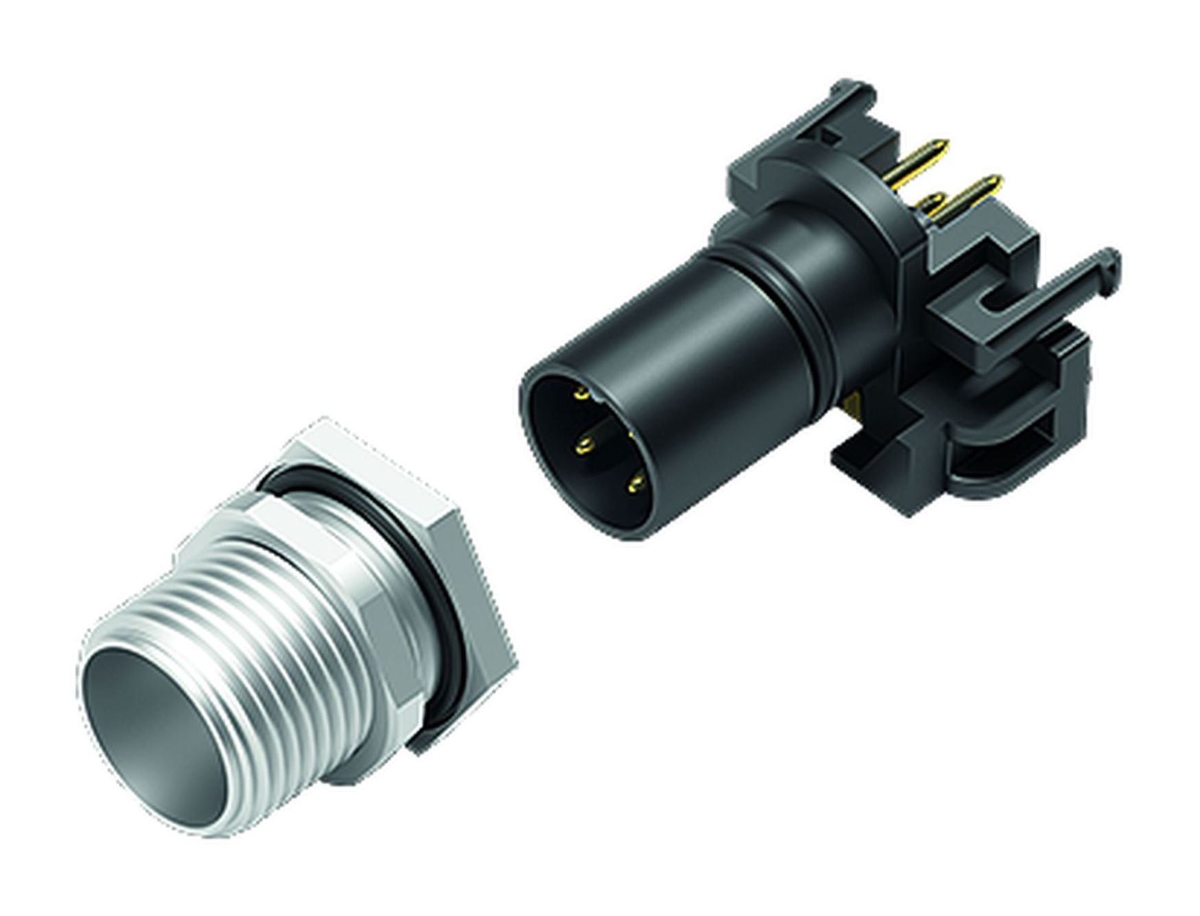 M12, Flanschstecker, IP68, ungeschirmt, Polzahl: 5 | 99 3441 200 05